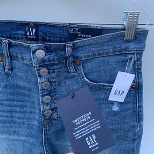 GAP | Jeans | Gap High Rise Button Front Skinny Ankle Jeans | Poshmark